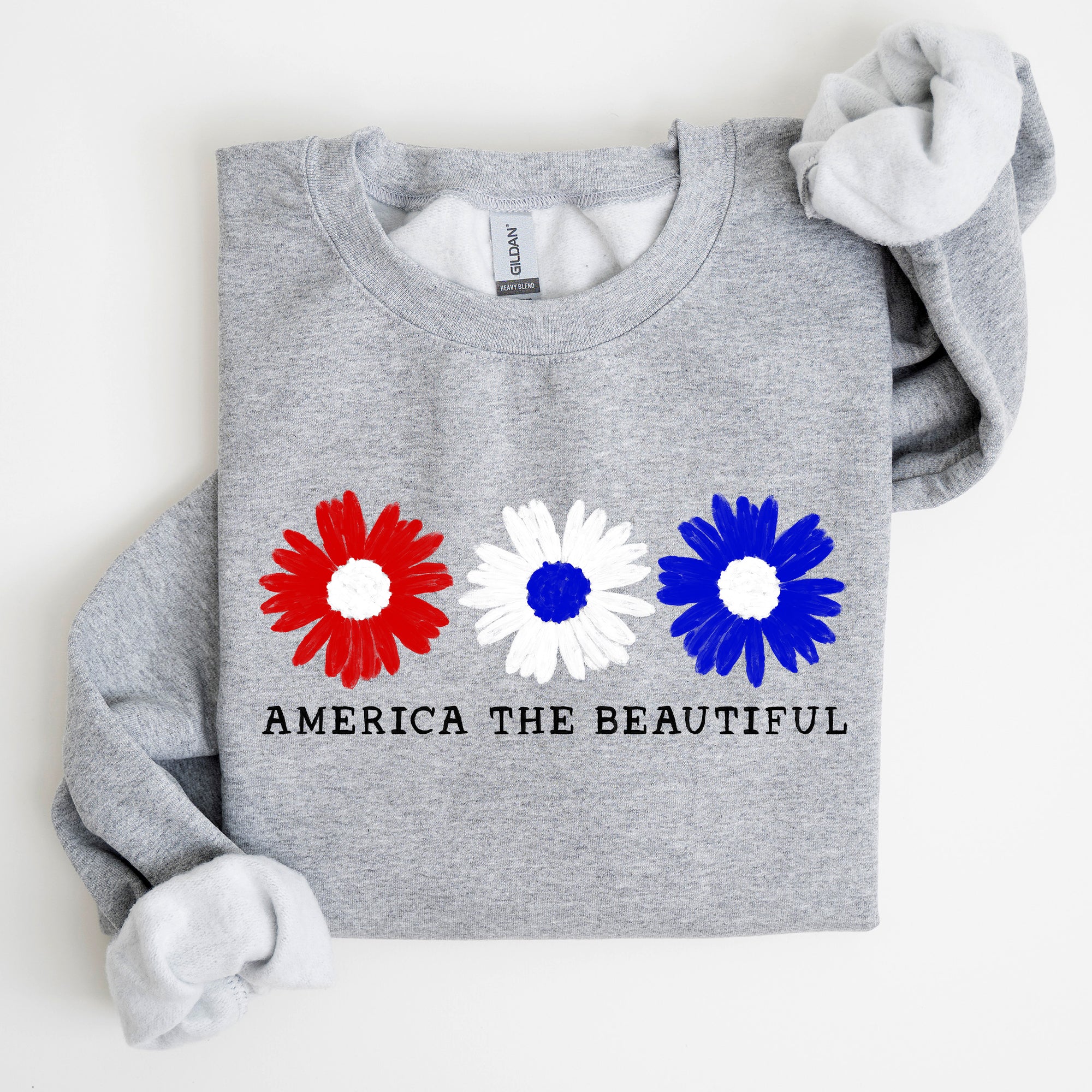 America The Beautiful Patriotic Sweatshirt | Refinery Number One