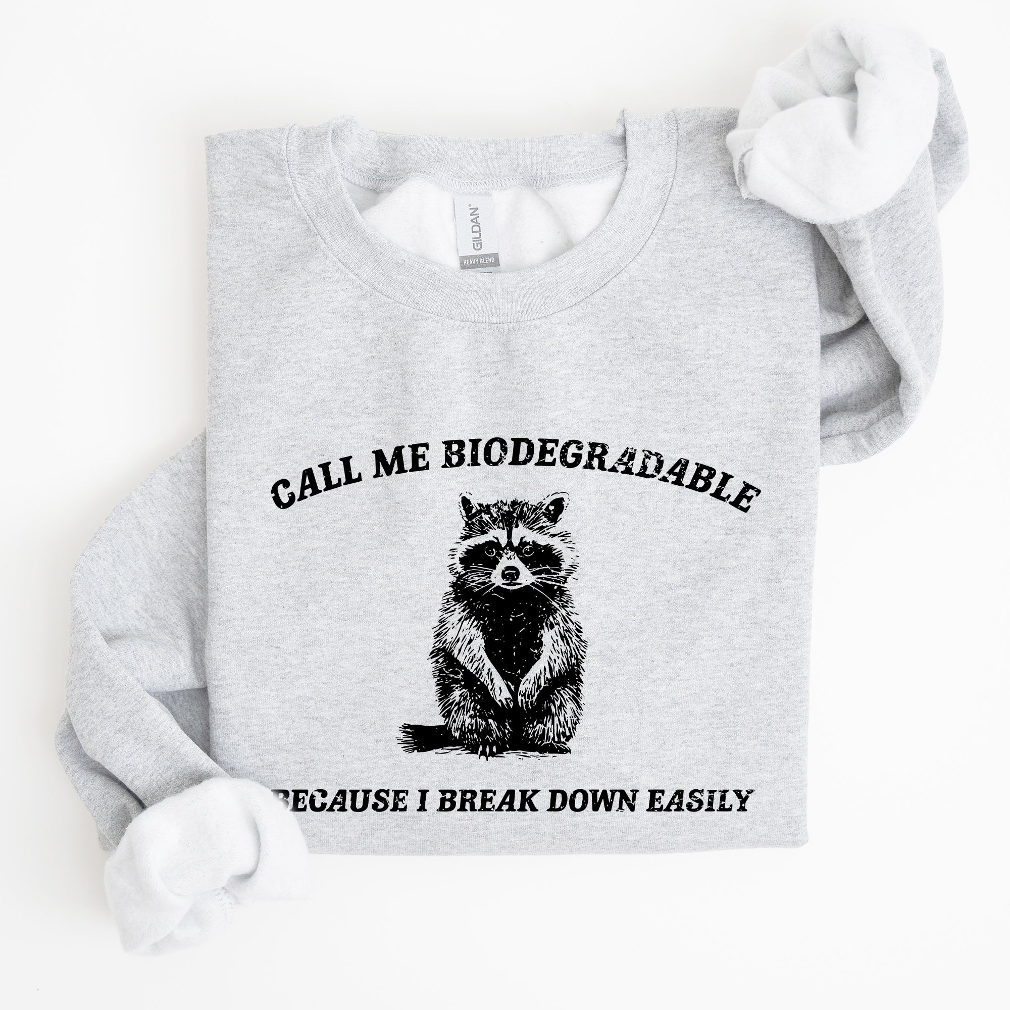 Biodegradable, Mental Health, Meme Sweatshirt | Refinery Number One