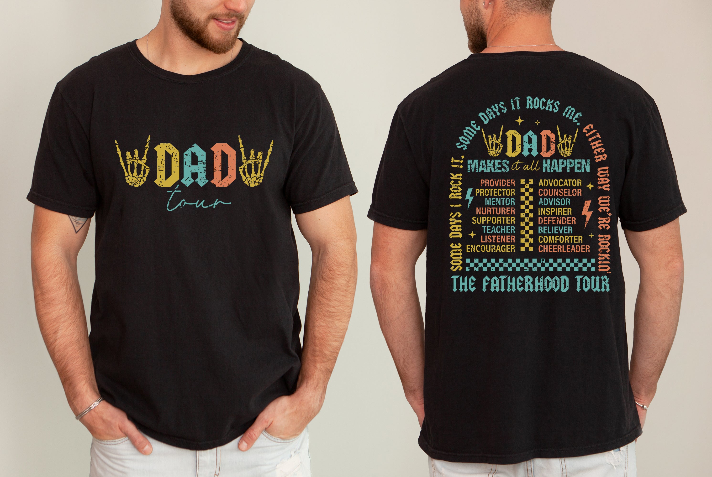 Dad Tour Rock and Roll Tshirt | Refinery Number One