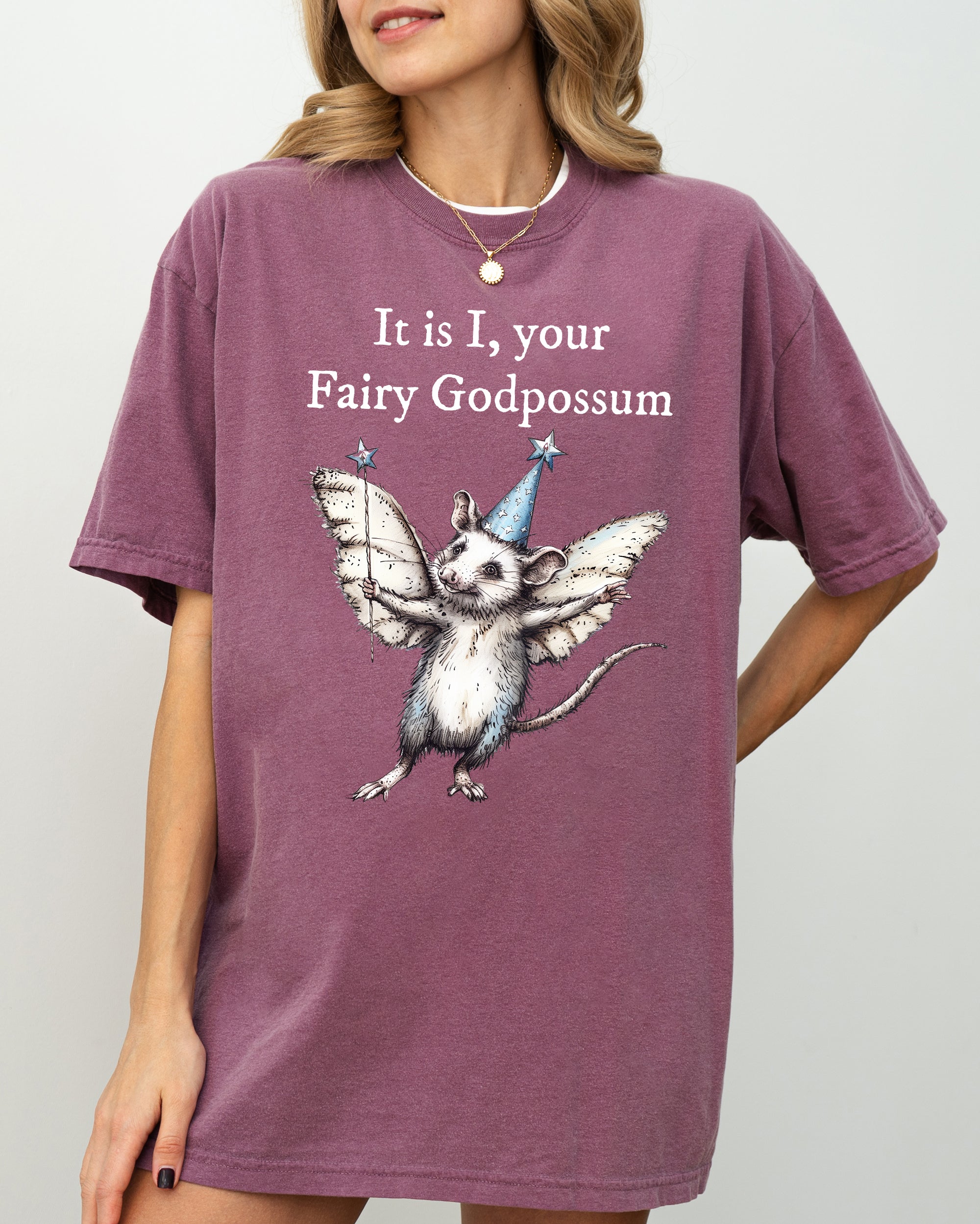 It Is I, Your Fairy Godpossum, Aesthetic Shirt | Refinery Number One