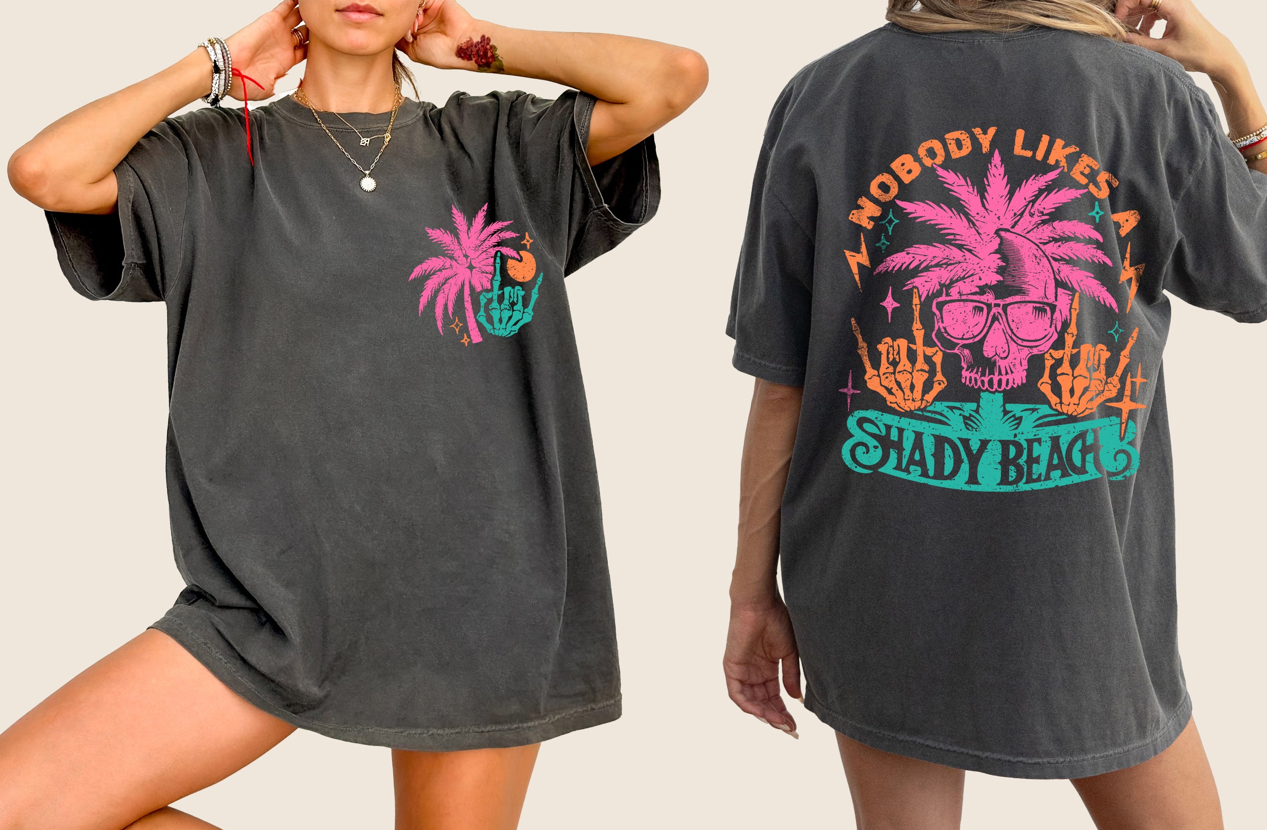 Nobody Likes A Shady Beach Tshirt | Refinery Number One