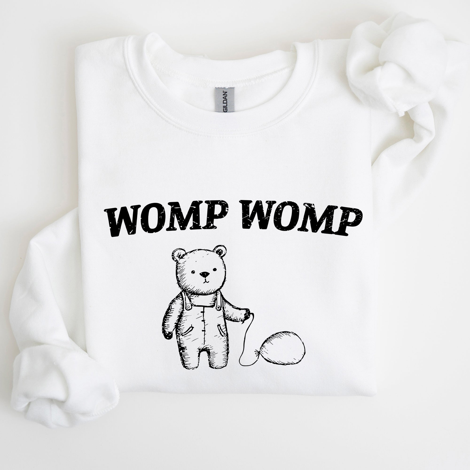 Womp Womp Sad Bear Balloon Sweatshirt | Refinery Number One