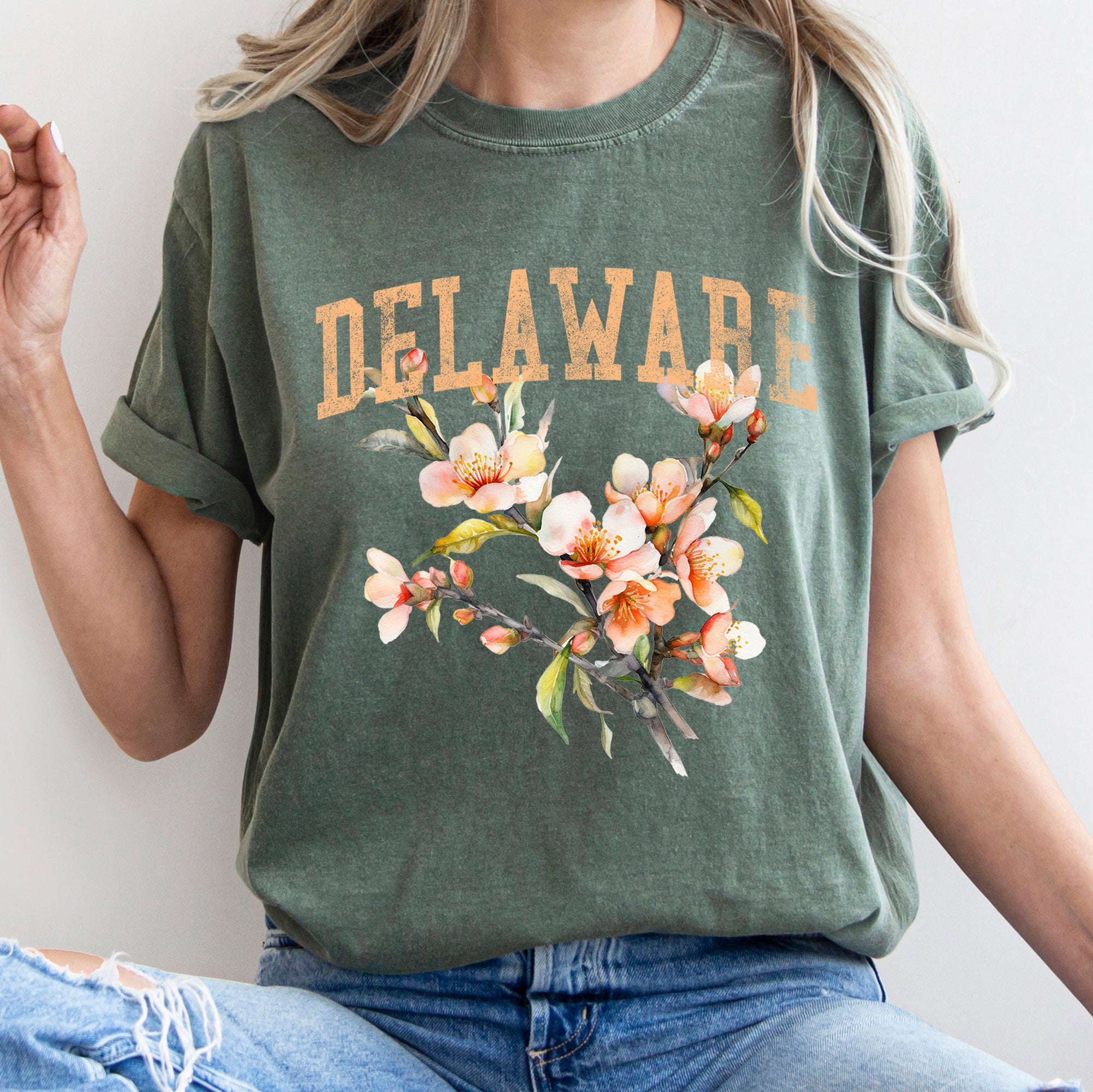 Delaware State Flower Comfort Colors Tshirt | Refinery Number One
